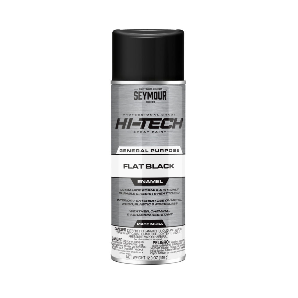 Jenkins Electric | 16-133 Seymour Hi-Tech Spray Paint, Flat Black