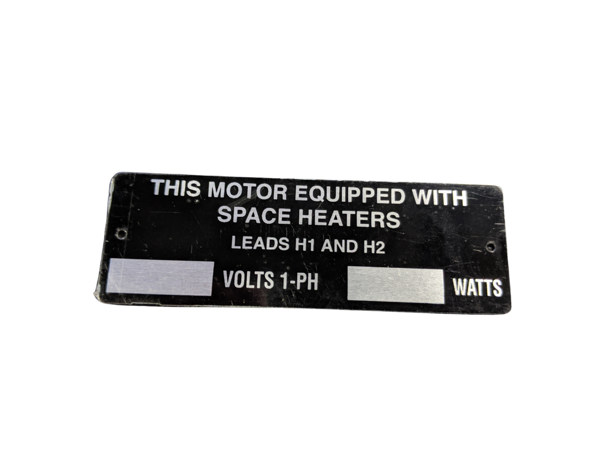 Jenkins Electric | Heater Nameplate